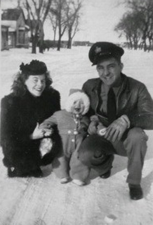 Bill, Doreen, and Chris Cranston – in the ’40’s. – The Cranstons